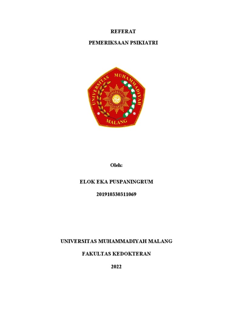 PMX Psikiatri | PDF | Pengembangan Diri