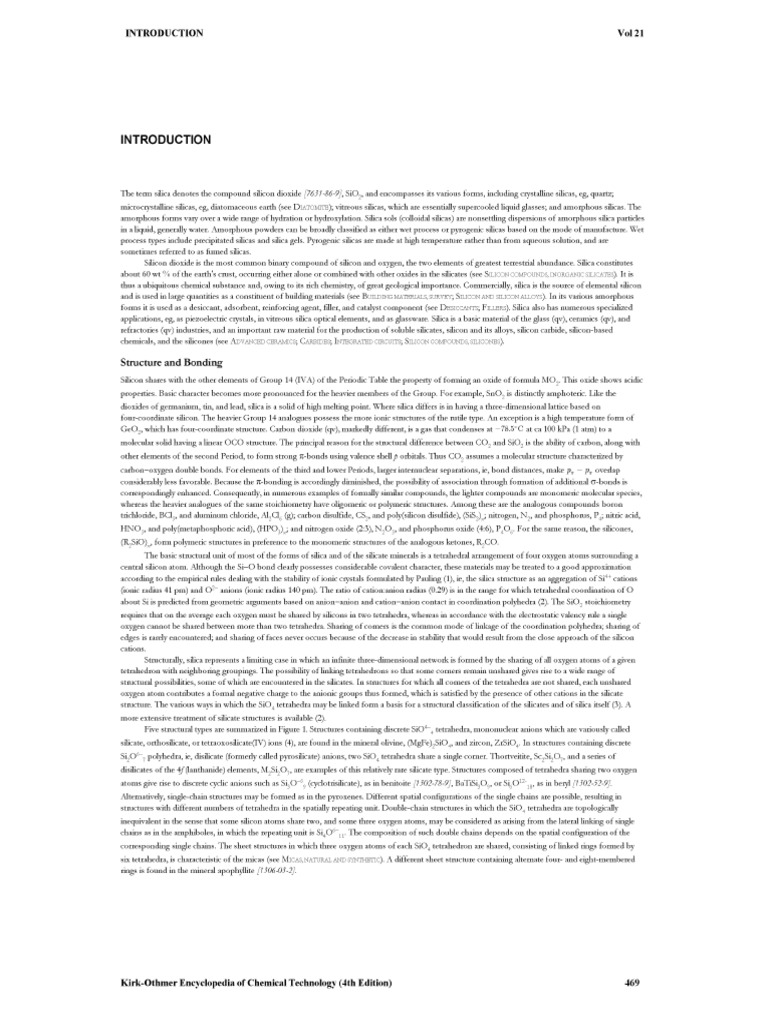 Kirk-Othmer Encyc. of Chem Tech 4th Ed (Vol 21) Punya Eka Tantikk | PDF