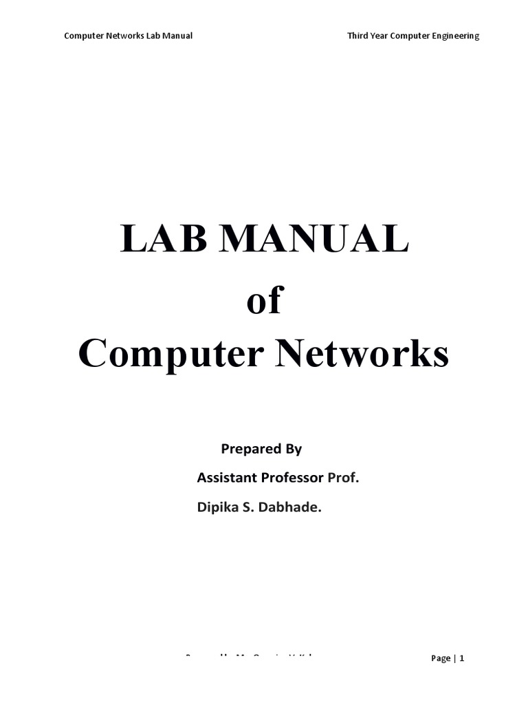 Cns Manual | PDF | Network Switch | Network Topology