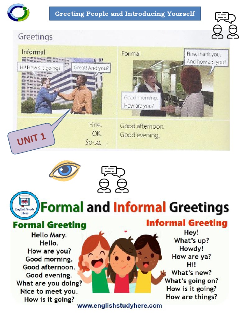 Greeting People and Introducing Yourself | PDF | Foreign Language Studies