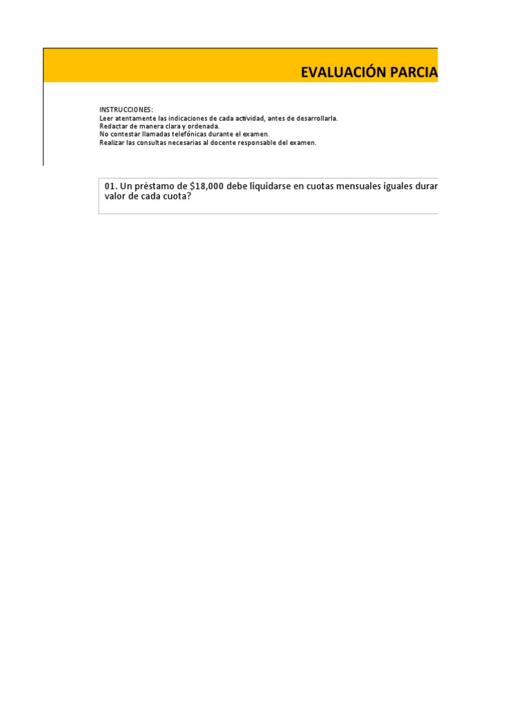 Evaluación Parcial 2.mat - Financiera | PDF