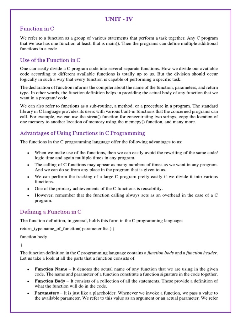 C Programming Pdf Pointer Computer Programming Parameter Computer Programming 3914