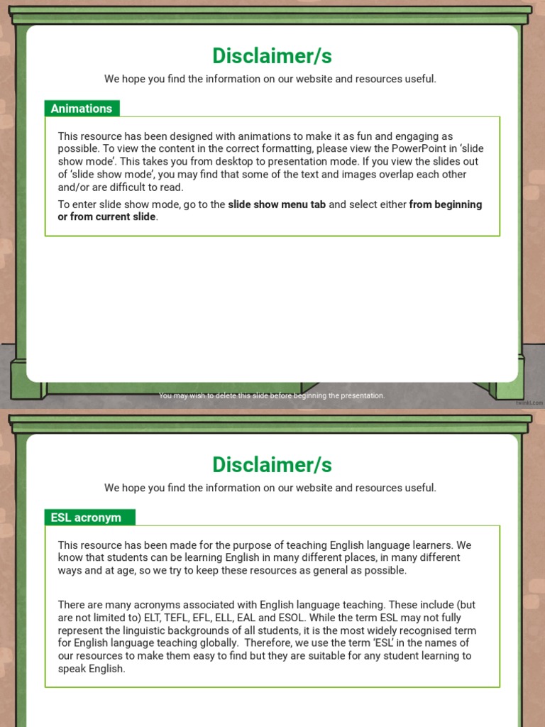 ESL Resources for English Learners | PDF | English As A Second Or Foreign Language | Cognitive ...