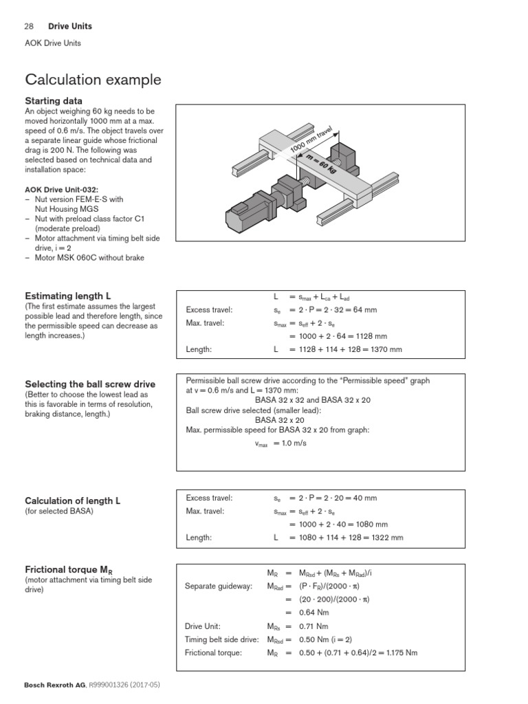 LT LMS AOK Calculation Example EN 20181130 114942 | PDF | Torque ...