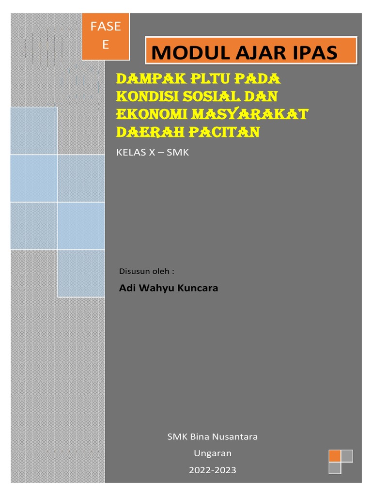 Modul Ajar Ipas X Keruangan Dan Konektivitas Antar Ruang Dan Waktu | PDF