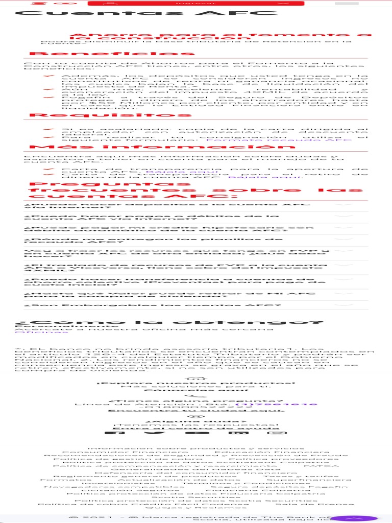 Cuentas AFC | PDF | Impuestos | Bancos