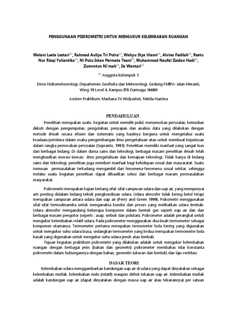Kelompok 1 - Psikometri | PDF