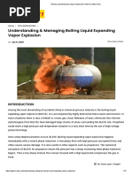 Understanding BLEVE Hazards and Prevention | PDF | Phases Of Matter ...