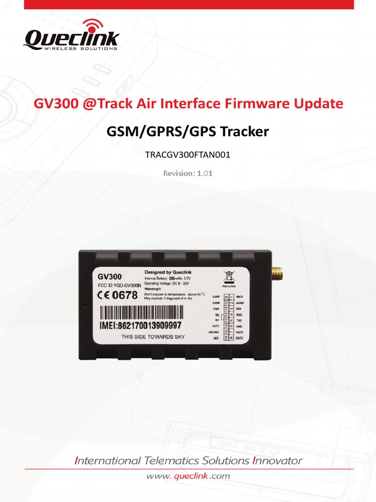 Updating Firmware Remotely: A Guide to the GV300 Air Interface Firmware ... Updating Firmware Remotely: A Guide to the GV300 Air Interface Firmware ...