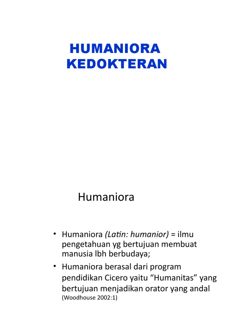 3 Konsep Humaniora (Dr. Hari Wujoso) | PDF
