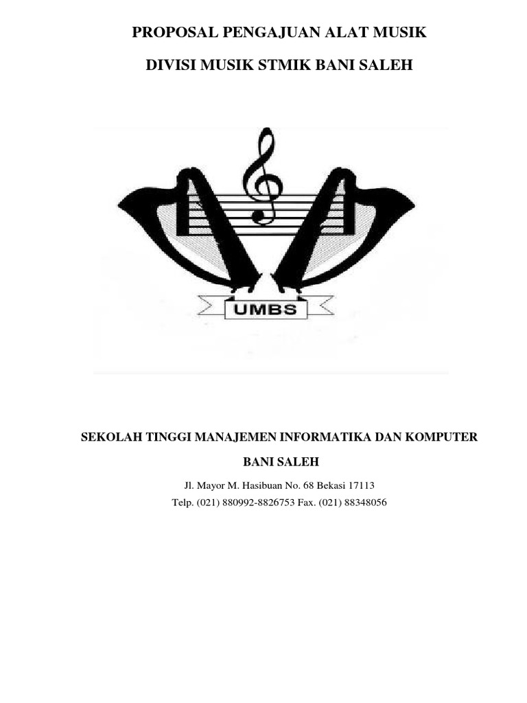 Proposal Pengajuan Alat Studio | PDF