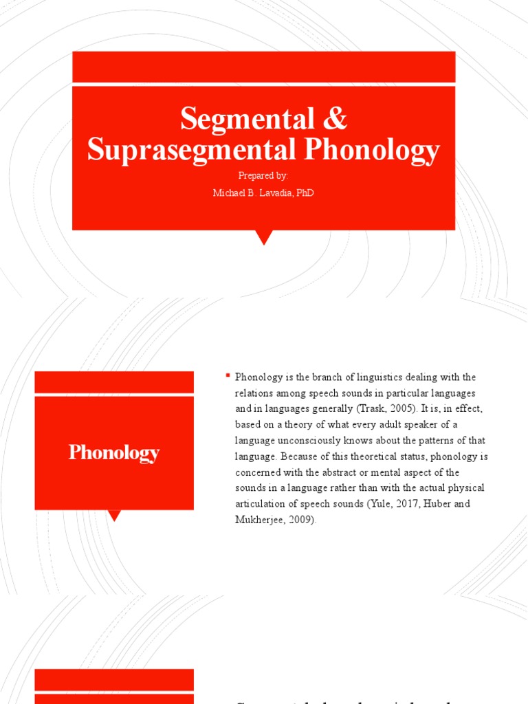 Segmental Suprasegmental Phonology | PDF | Phonology | Phoneme