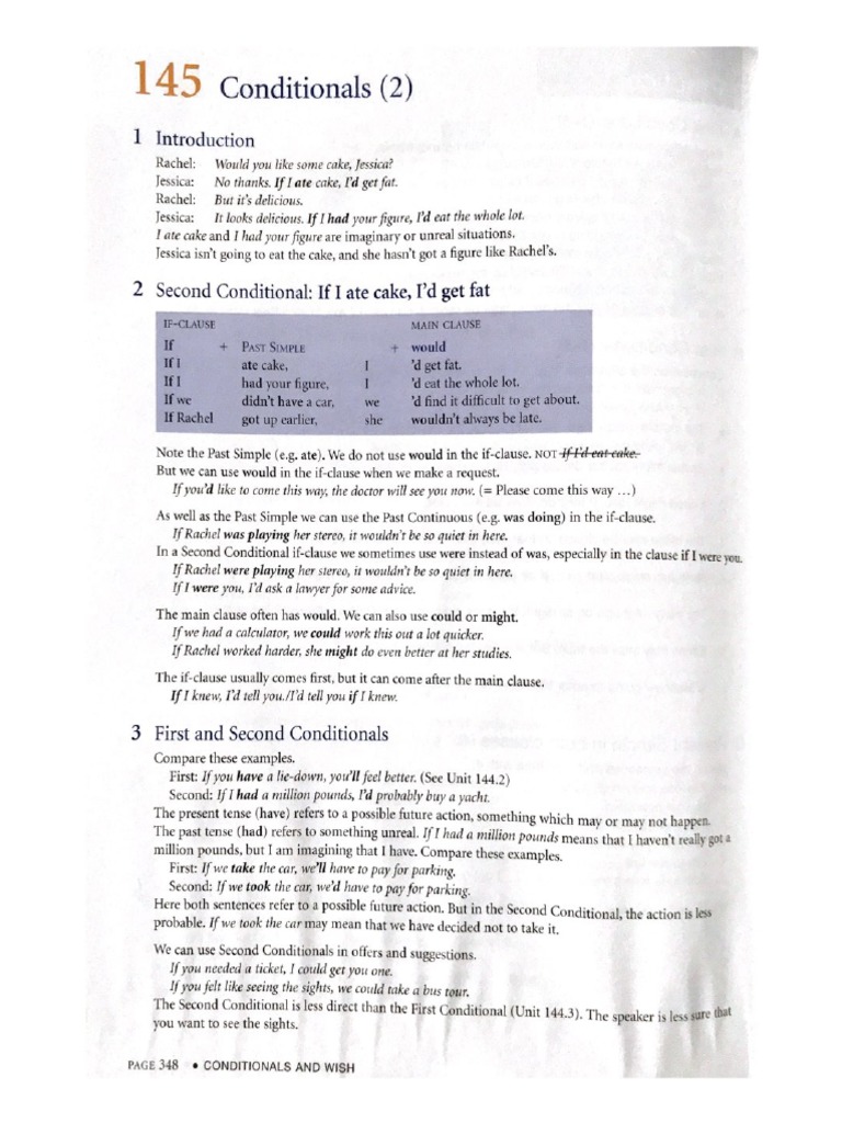 Conditionals Oxford 1st & 2nd | PDF