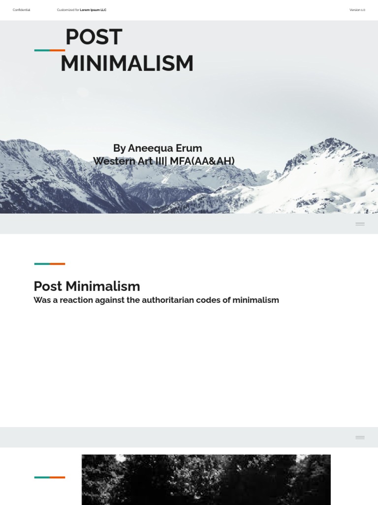 Minimalism | PDF