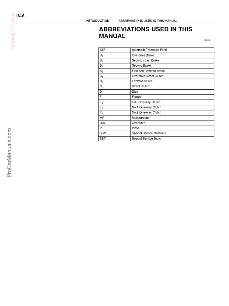 Toyota A541E Transmission Repair Manual | PDF | Automatic Transmission ...