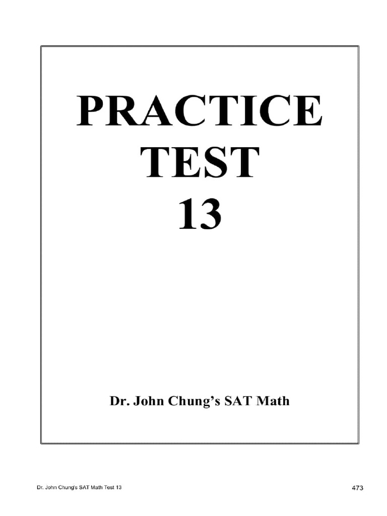 DR John Test 13 Answers | PDF