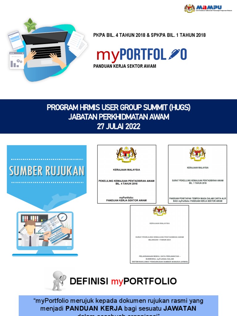 Slaid Taklimat Myportfolio | PDF