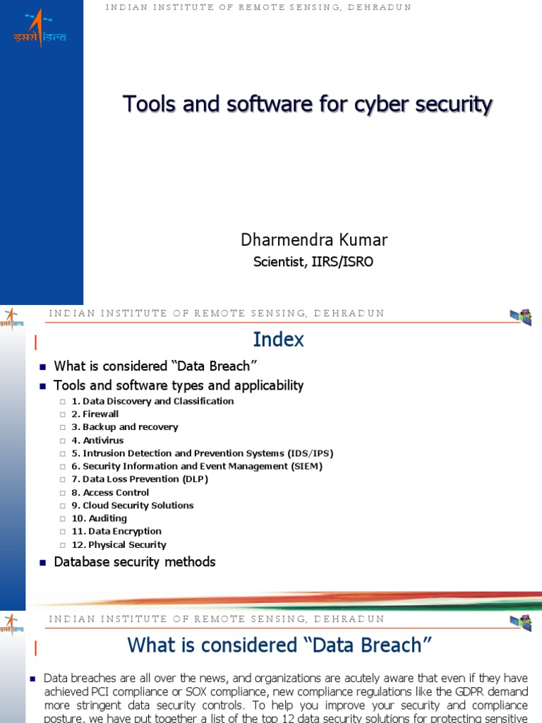 Essential Cybersecurity Tools Overview | PDF | Computer Security | Security