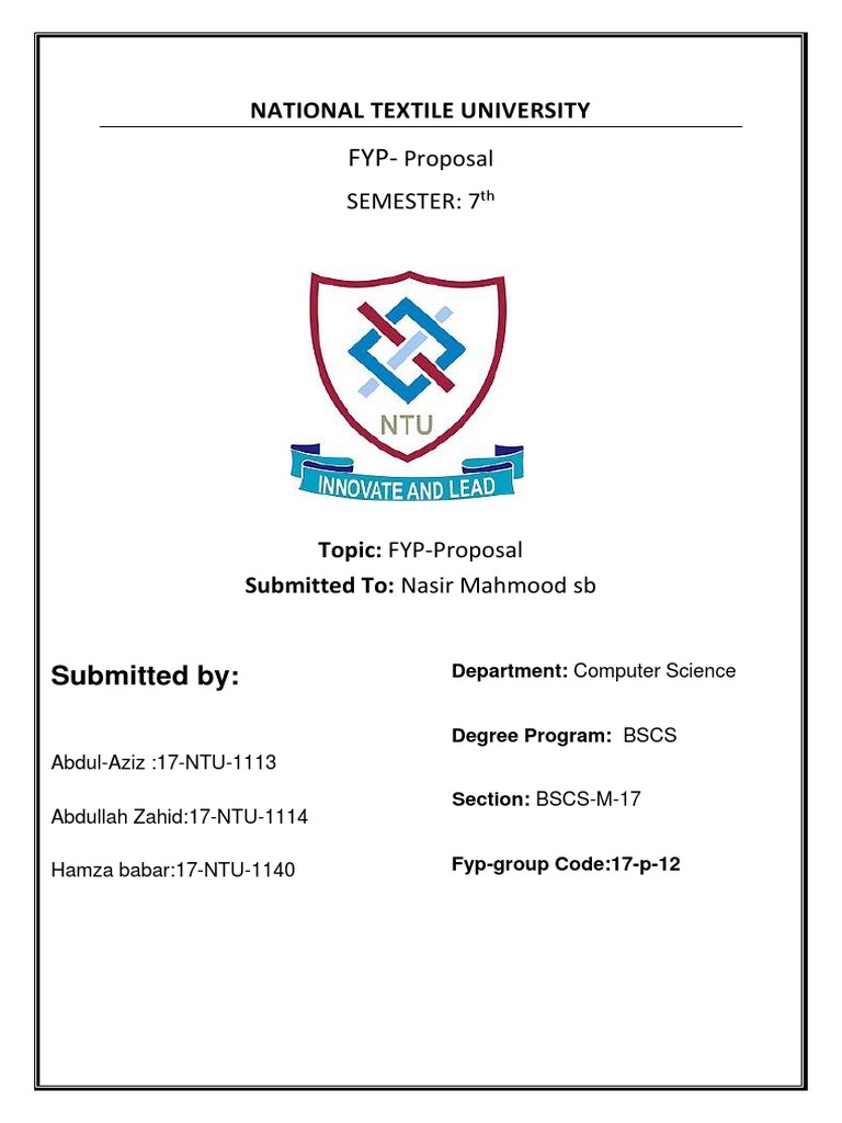 Smart Lock System FYP Proposal | PDF | Usability | Internet Of Things