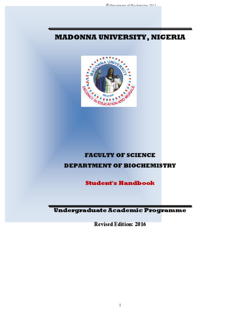 Biochemistry Brochure 2016 | PDF | Chemical Equilibrium | Heat