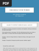 Legal Writing | PDF | Adverb | Preposition And Postposition