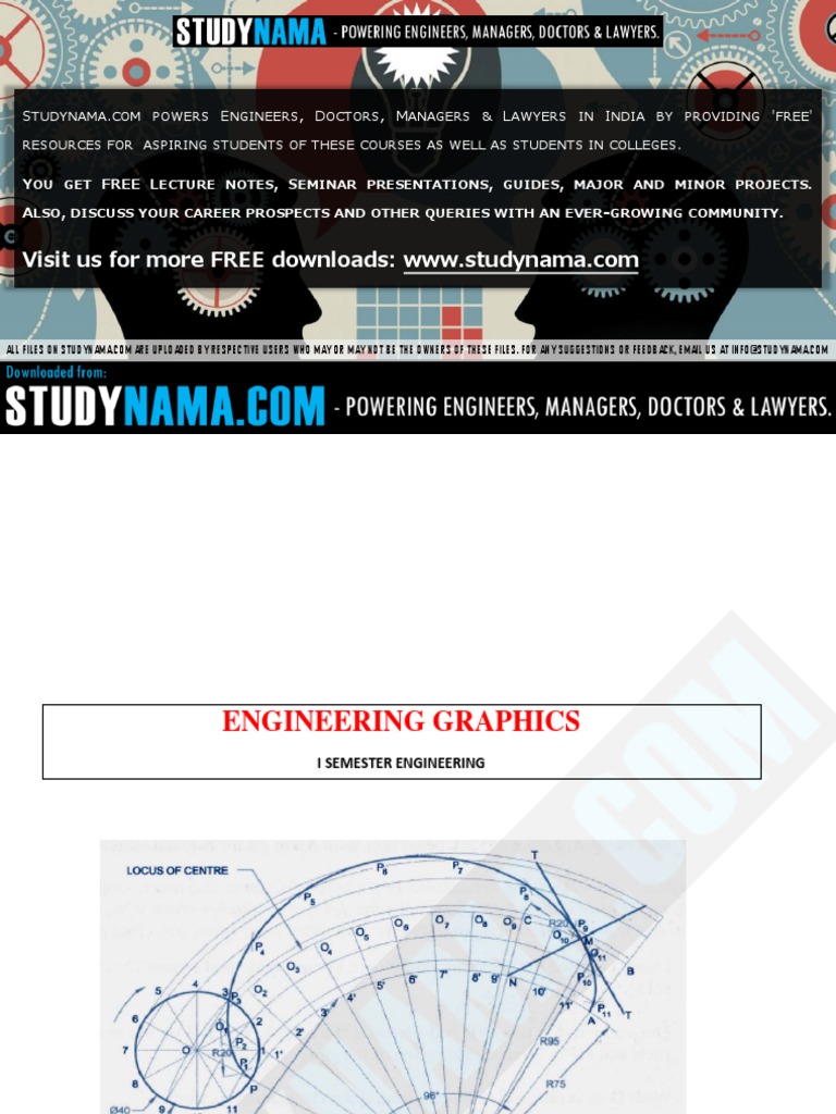 Engineering Graphics | PDF | Perspective (Graphical) | Ellipse