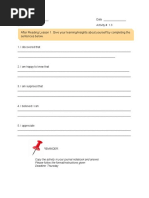 Sentence Completion Adolescent | PDF