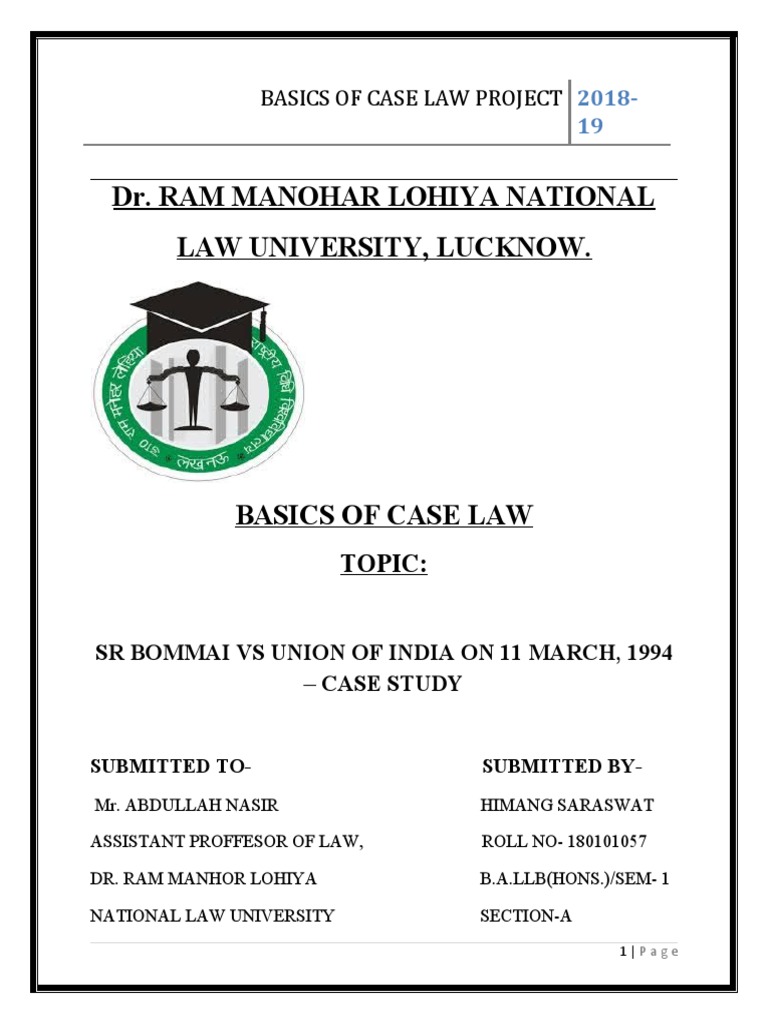 Basics of Case Law | PDF | Government Institutions | Justice