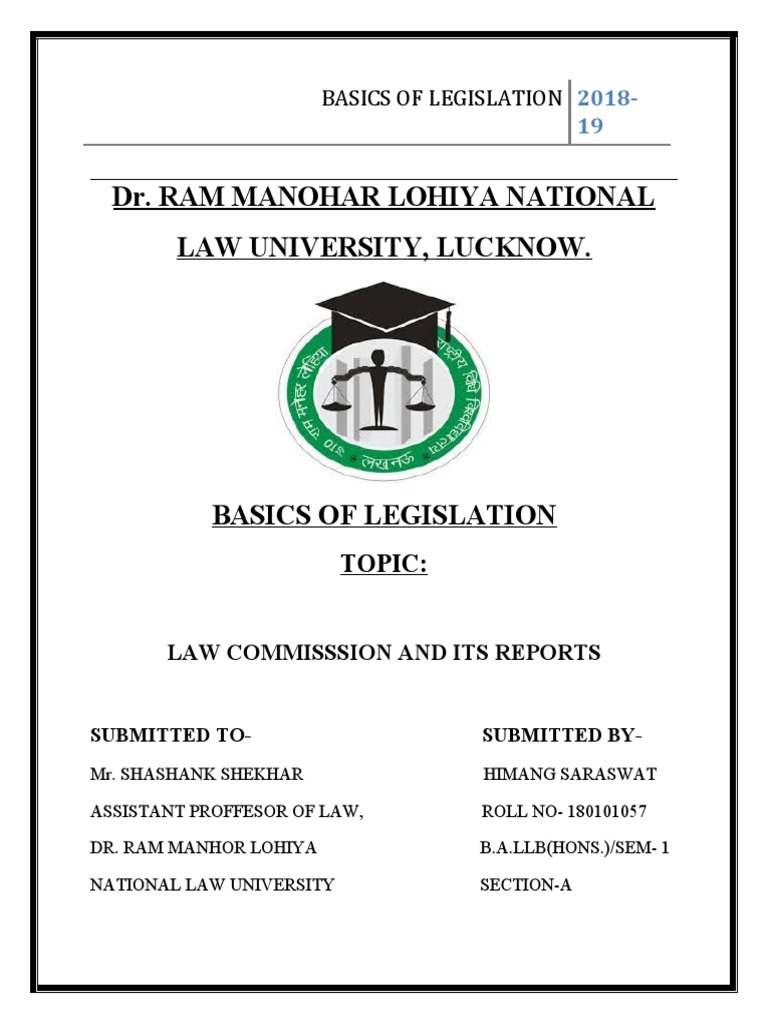 Basics of Legislation Project | PDF | Justice | Crime & Violence