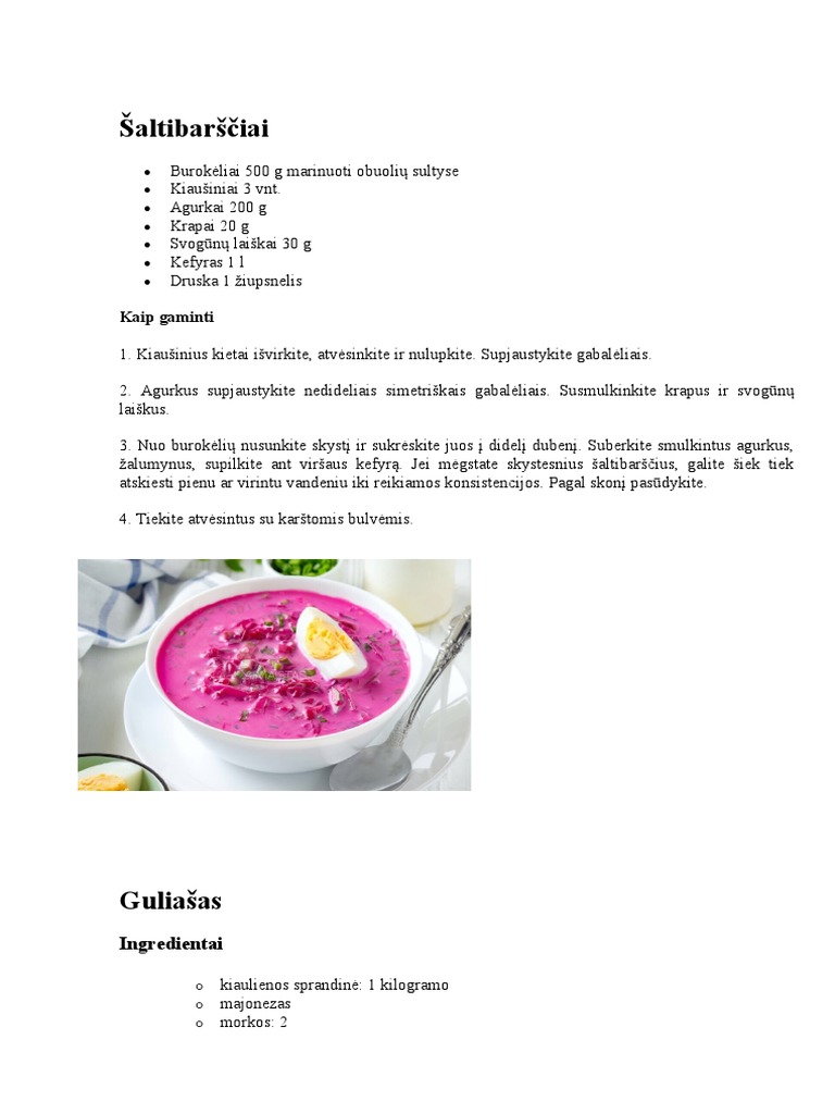 Receptai | PDF