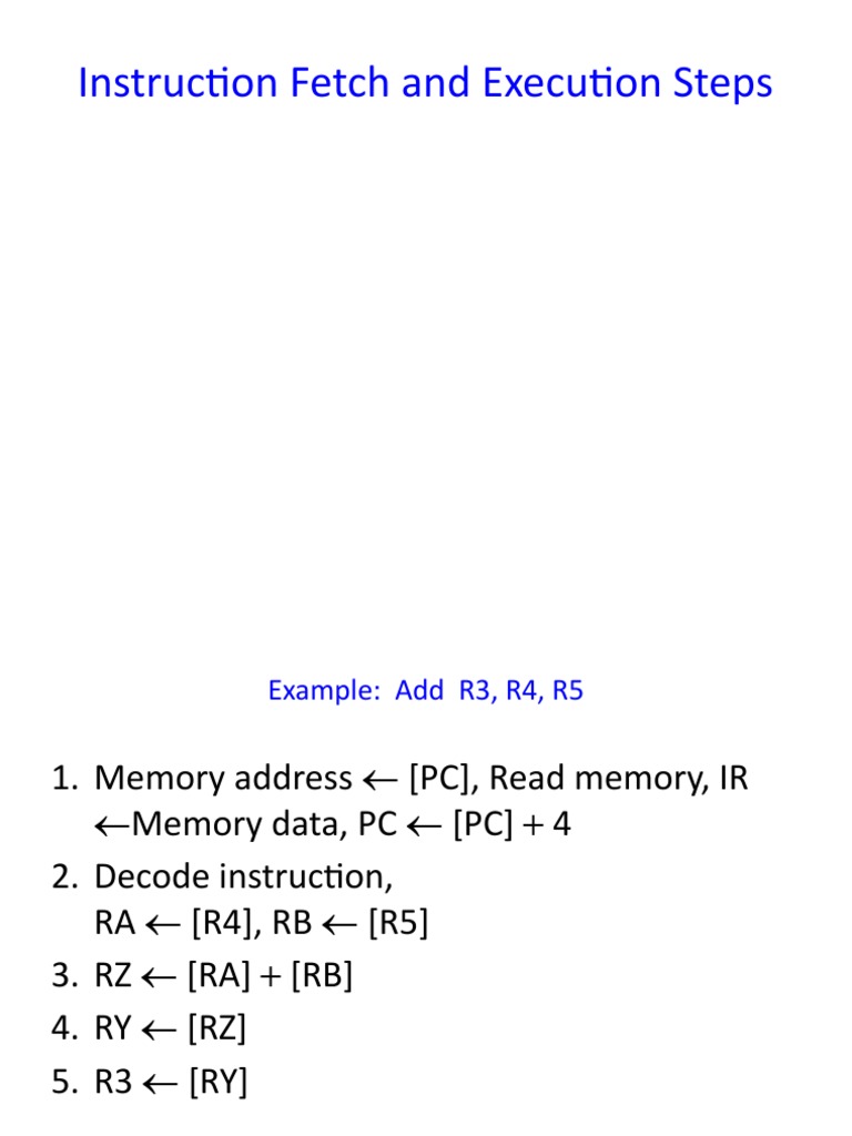LU14 Instruction Fetch and Execution Steps 1665227118233 | PDF | Cache (Computing) | Computer ...