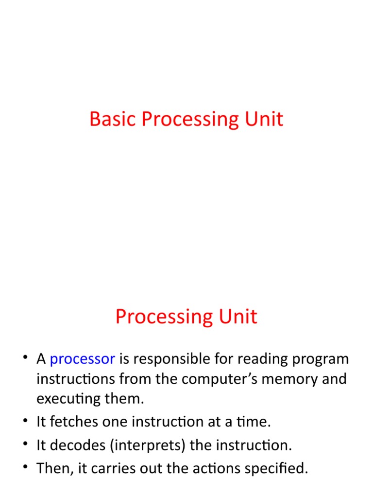 LU11-12 Instruction Execution | PDF | Central Processing Unit | Programming
