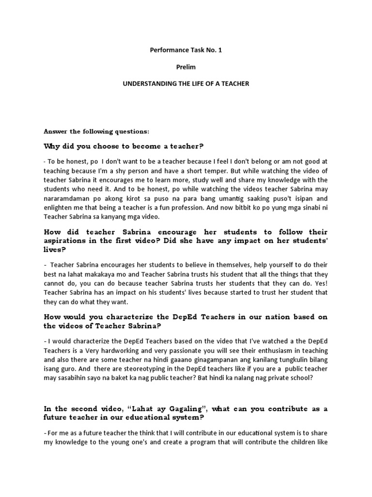 Palayan Jordan V PT1 PRELIM | PDF | Teachers | Learning