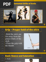 12 Basic Strike of Arnis | PDF | Individual Sports | Combat Sports