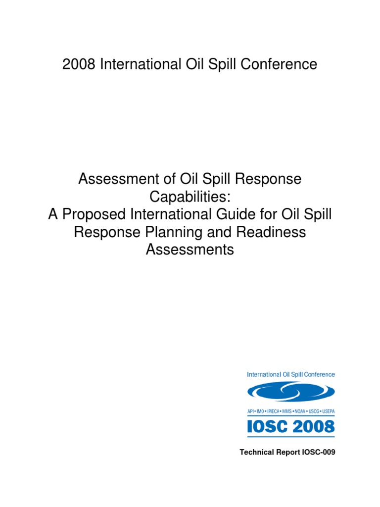A Proposed International Guide For Oil Spill | PDF | Oil Spill | Risk
