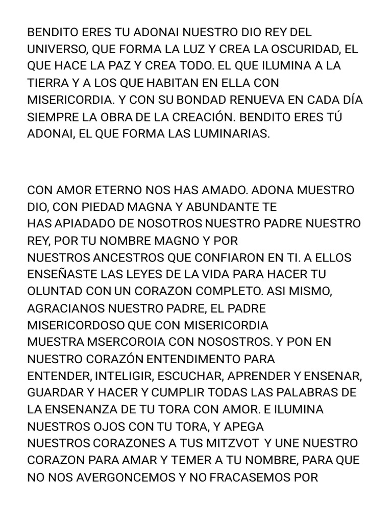 Shema | PDF | Religión y espiritualidad