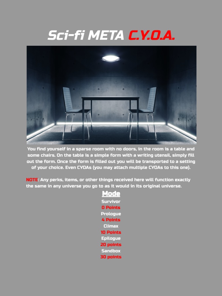 Sci-Fi META CYOA | PDF | Tanks | Vehicles