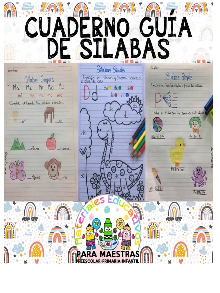 Cuaderno de Guia de Silaba. | PDF