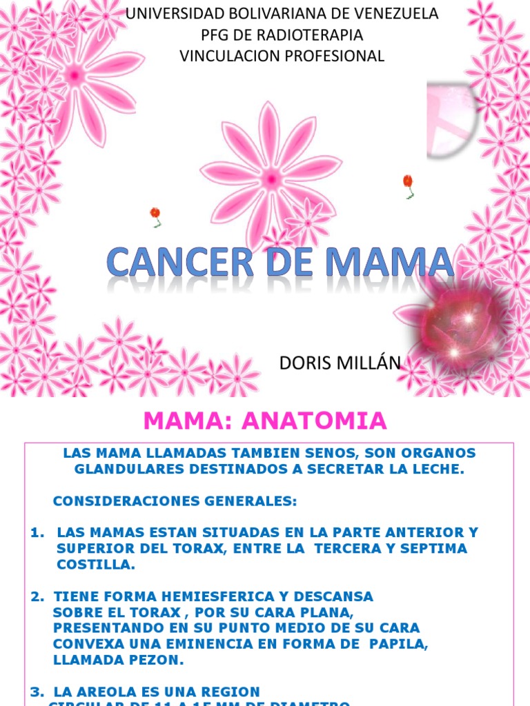 Cáncer de Mama | PDF | Terapia de radiación | Cáncer de mama