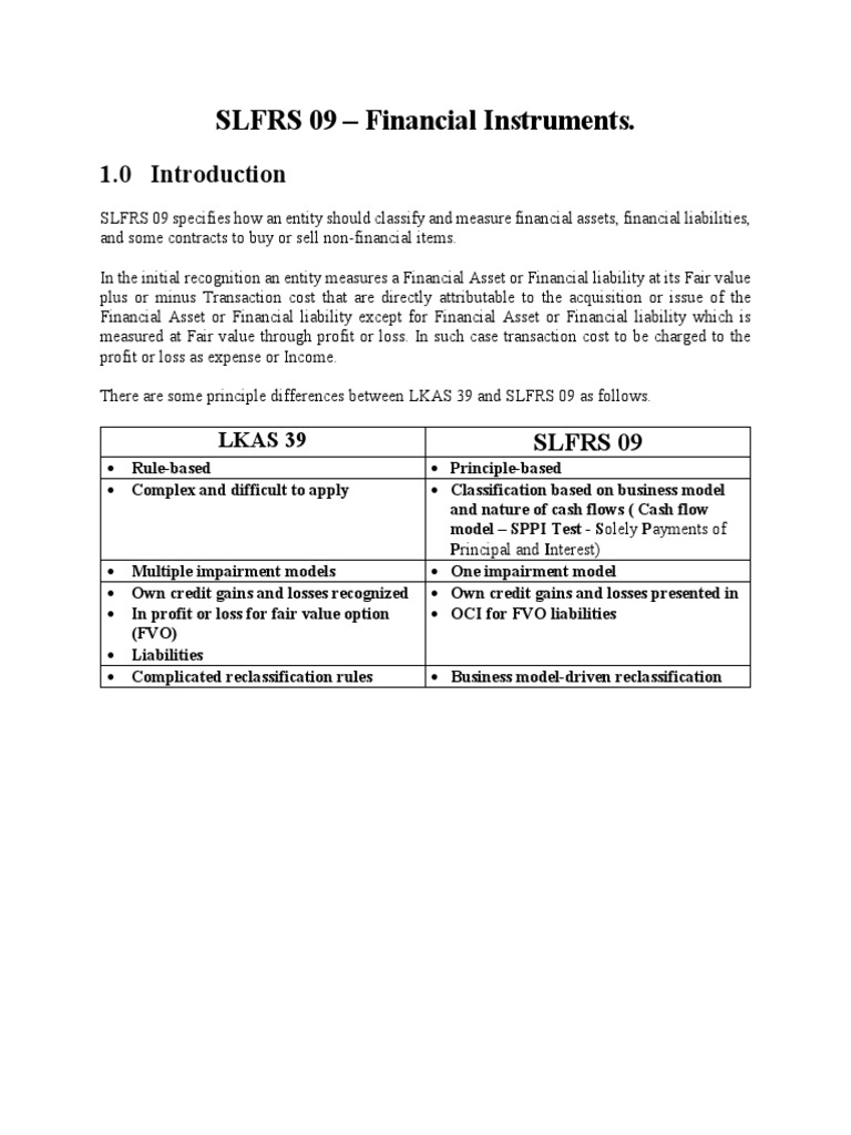 slfrs_09 (1) | PDF | Fair Value | Loans