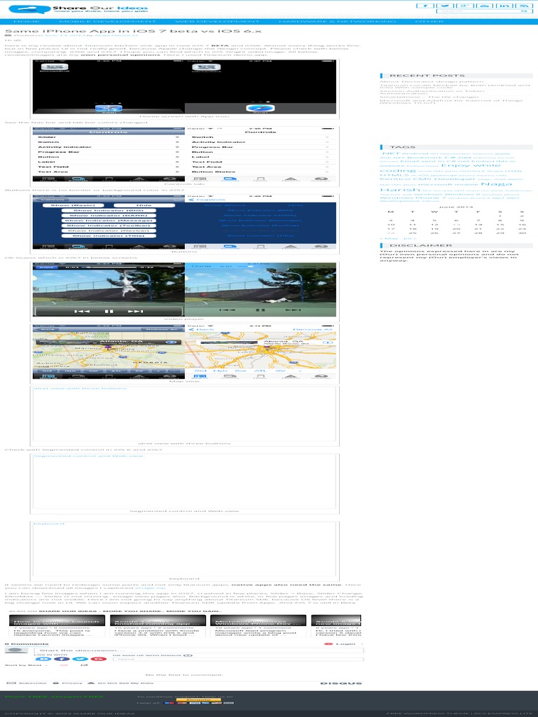 Same Iphone App in IOS 7 Beta Vs IOS 6.x - Share Our Ideas | PDF | Ios ... Same Iphone App in IOS 7 Beta Vs IOS 6.x - Share Our Ideas | PDF | Ios ...