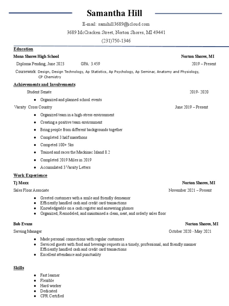 3 - Resume Sample | PDF