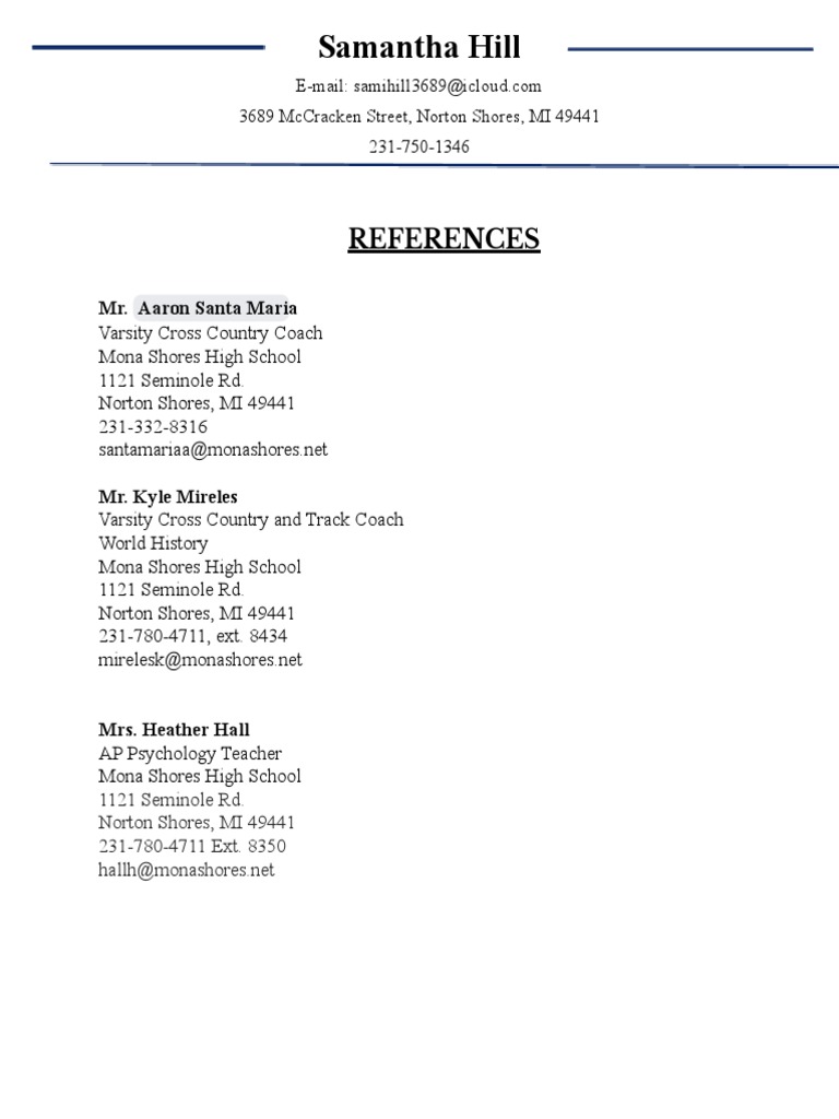 3 - References Sample | PDF