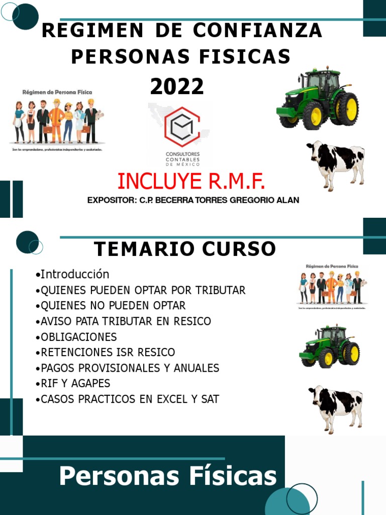 Resico PF 2022 021122 | PDF | Impuesto sobre la renta | Impuestos
