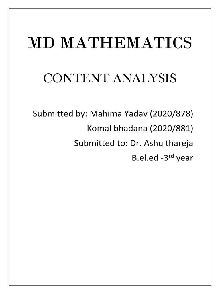 Maths Analysis | PDF | Learning | Textbook