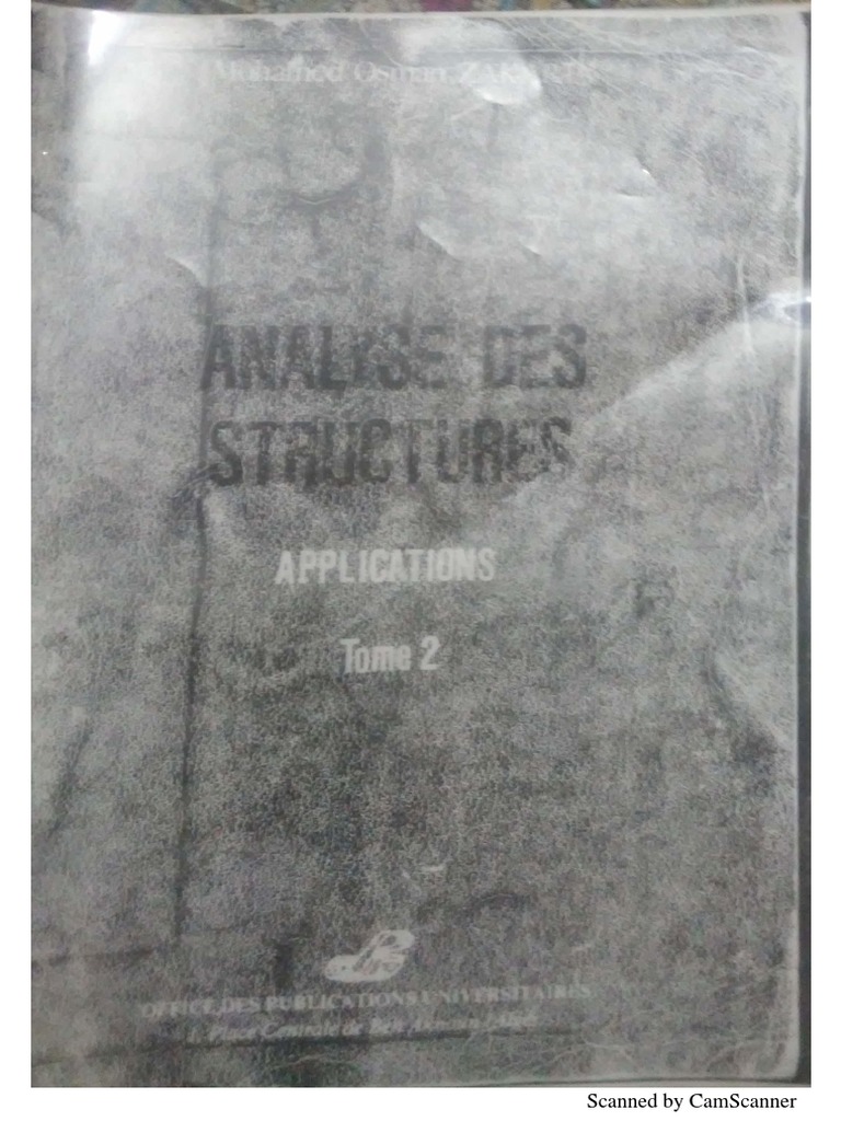 Analyse de Structure Tom 2 | PDF