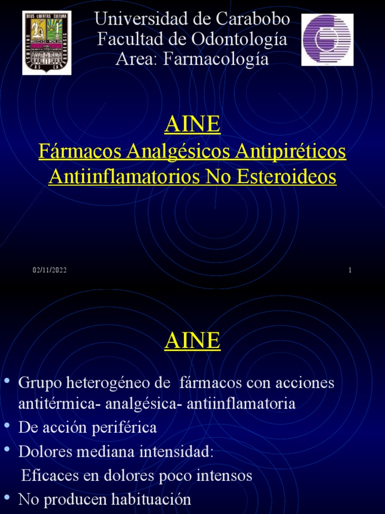 AINE: Análisis y Clasificación Farmacológica | PDF | Droga anti ...