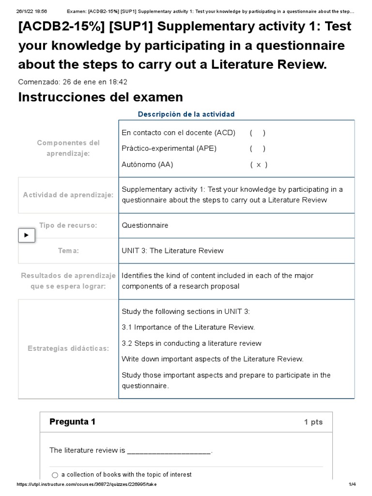 Examen - (ACDB2-15%) (SUP1) Supplementary Activity 1 - Test Your ...