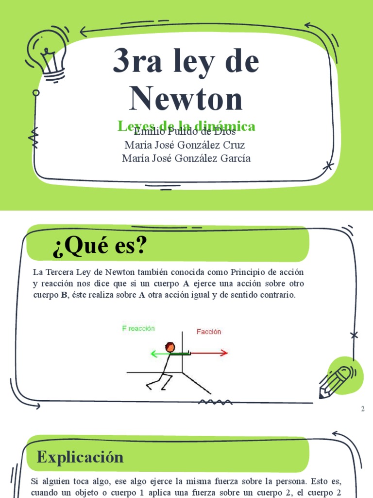 3ra Ley de Newton | PDF
