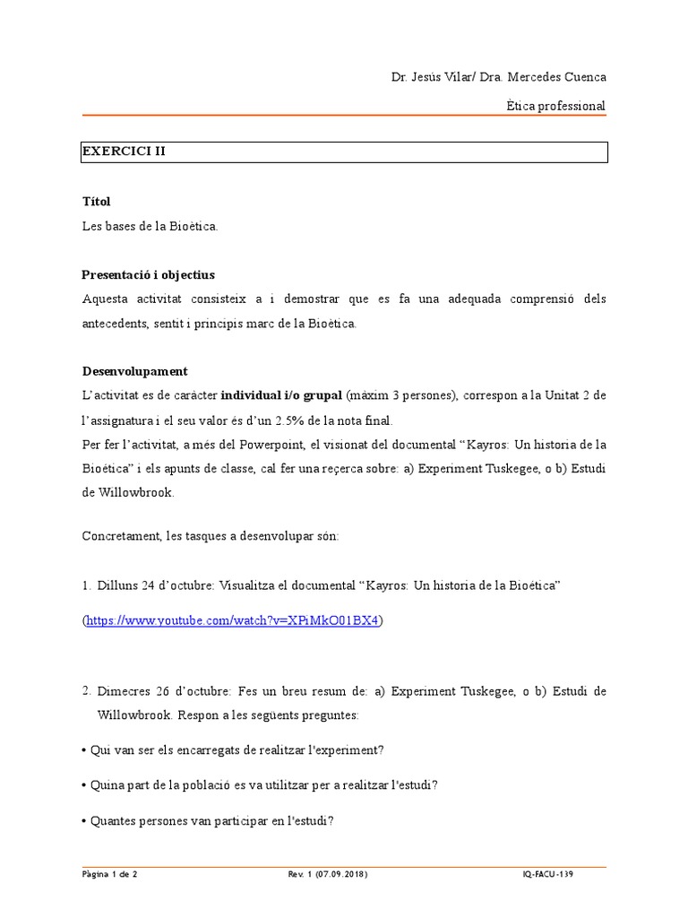 Exercici 2 | PDF